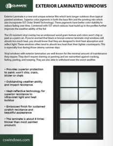 Laminated Window Colors with Superior Technology | Climate Solutions ...